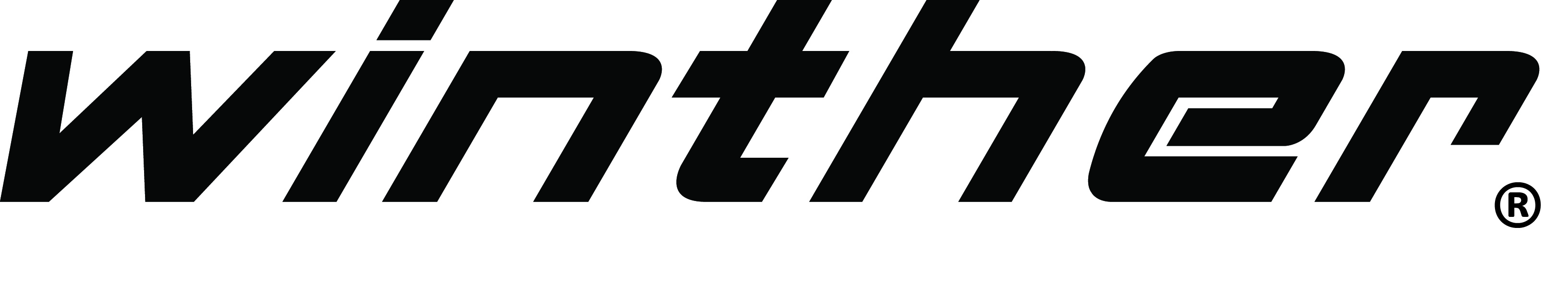 Winther black text logo with Reg.trademark - Manolo Bikes